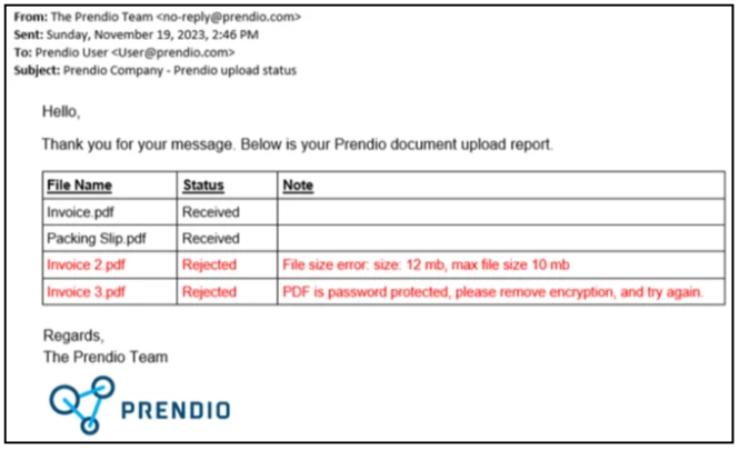 OCR Process for Packing Slips and Invoice Matching