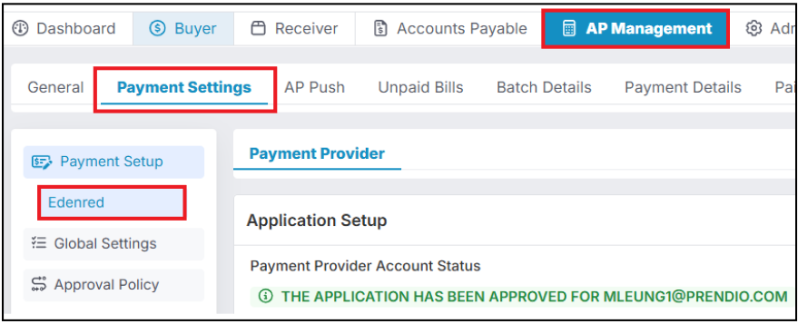 Payments - Application & Setup