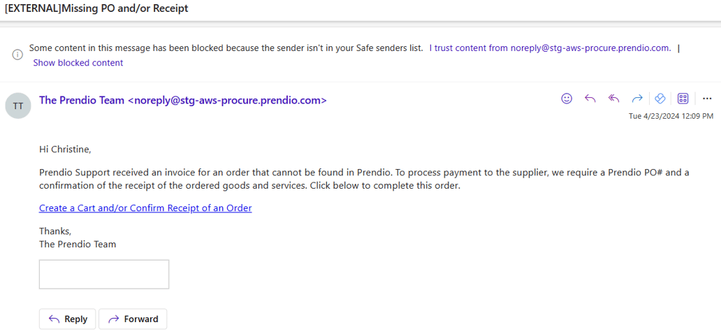 Understanding Missing PO And Packing Slip Proxy Requests