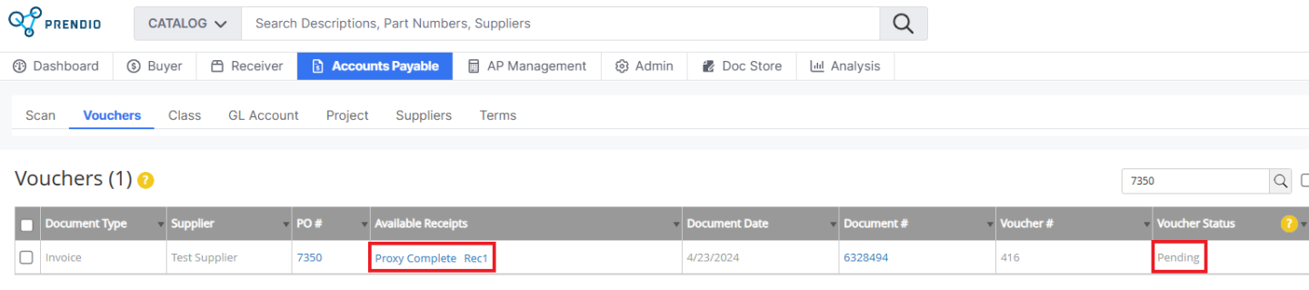 Understanding Missing PO And Packing Slip Proxy Requests