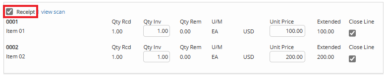 OCR Process for Packing Slips and Invoice Matching