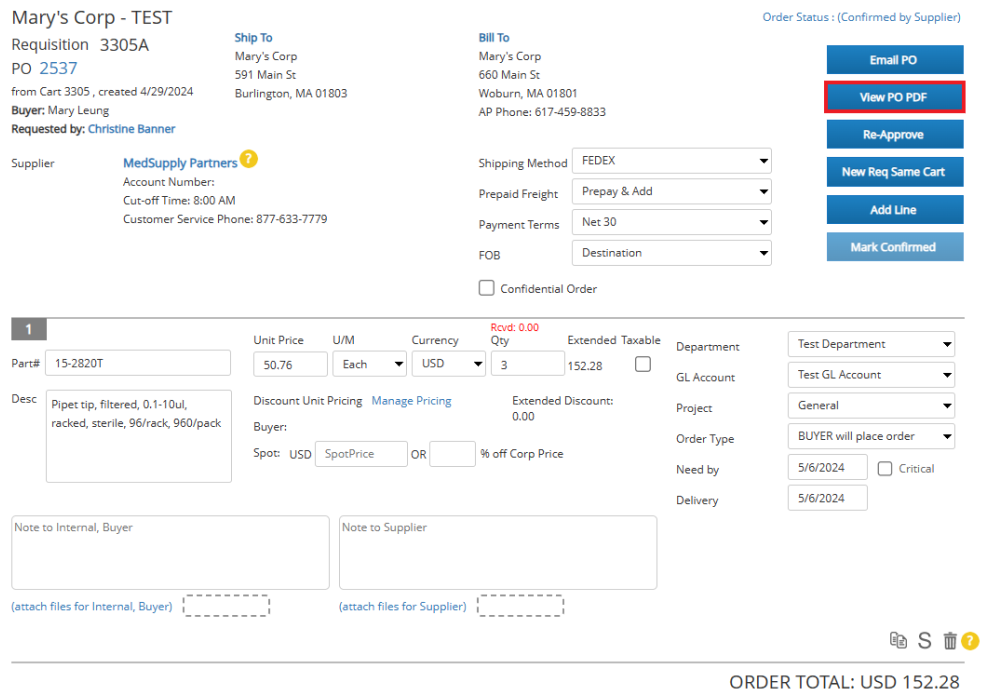 Removing a Punchout Processing PO from the Problem Order Queue