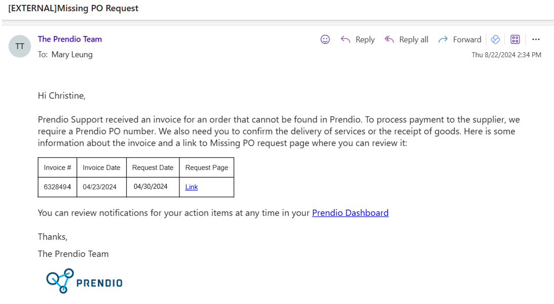 Understanding Missing PO And Packing Slip Proxy Requests