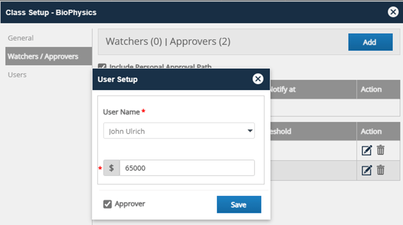 Flexible Segment Approvers