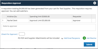 Flexible Segment Approvers