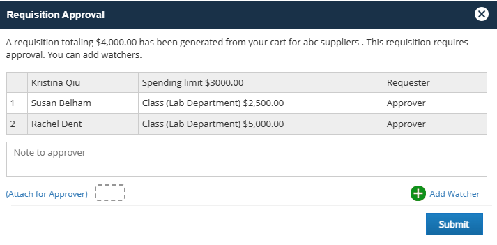 Flexible Segment Approvers