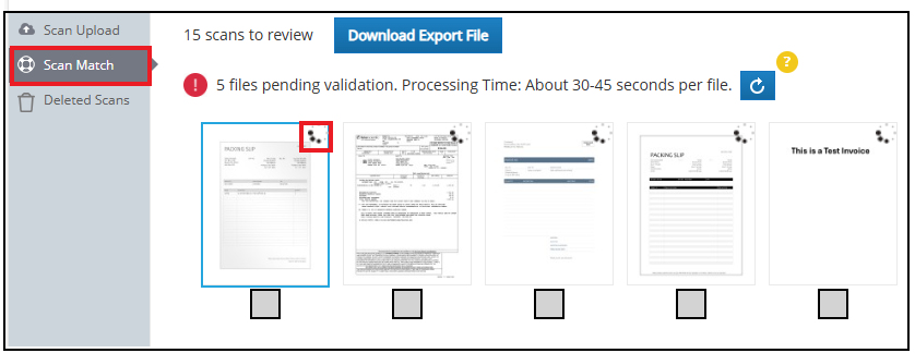 OCR Process for Packing Slips and Invoice Matching