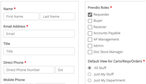 Adding A User To Prendio
