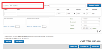 Adding A Supplier To Prendio