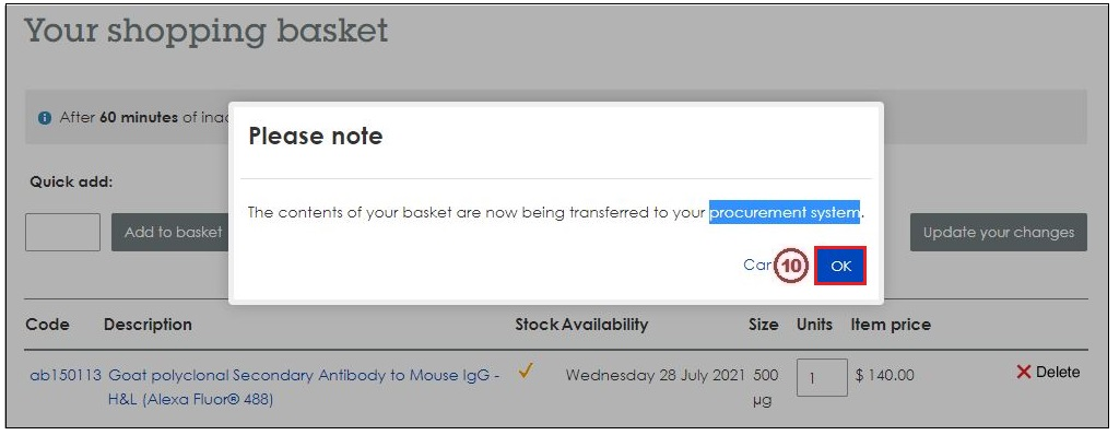 Creating A Prendio Punchout Order