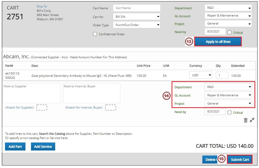 Creating A Prendio Punchout Order