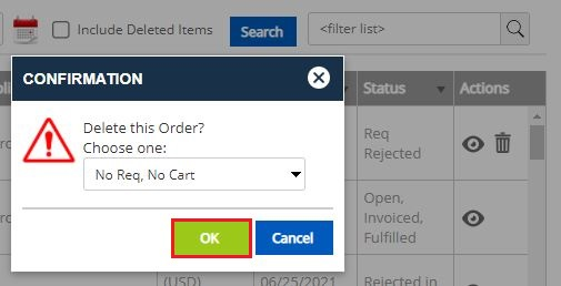 Responding To A Rejected Approval Request