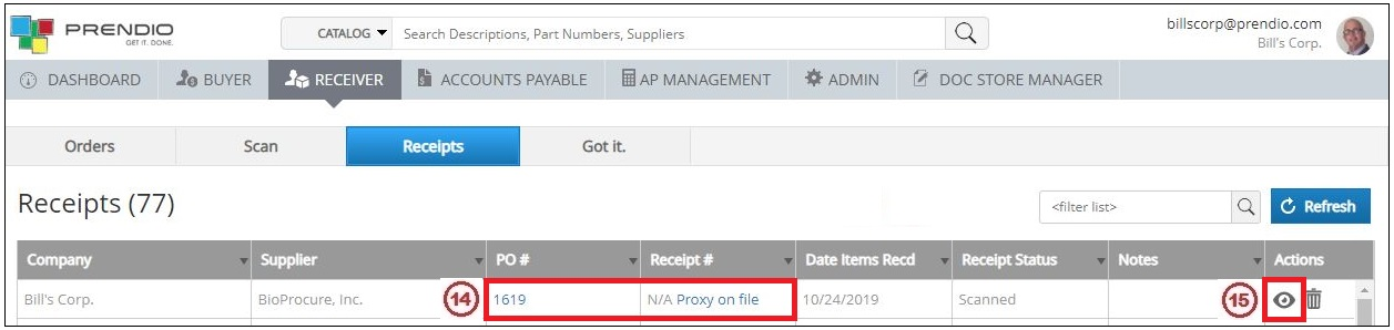 Understanding Missing PO And Packing Slip Proxy Requests