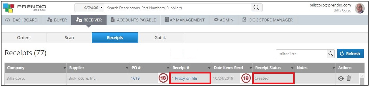 Understanding Missing PO And Packing Slip Proxy Requests